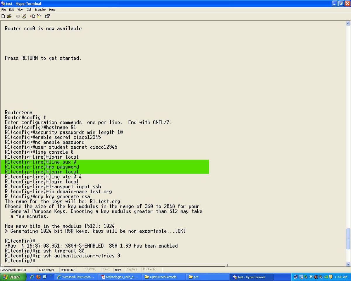 Securing Router Logins with SSH - ITCwiki