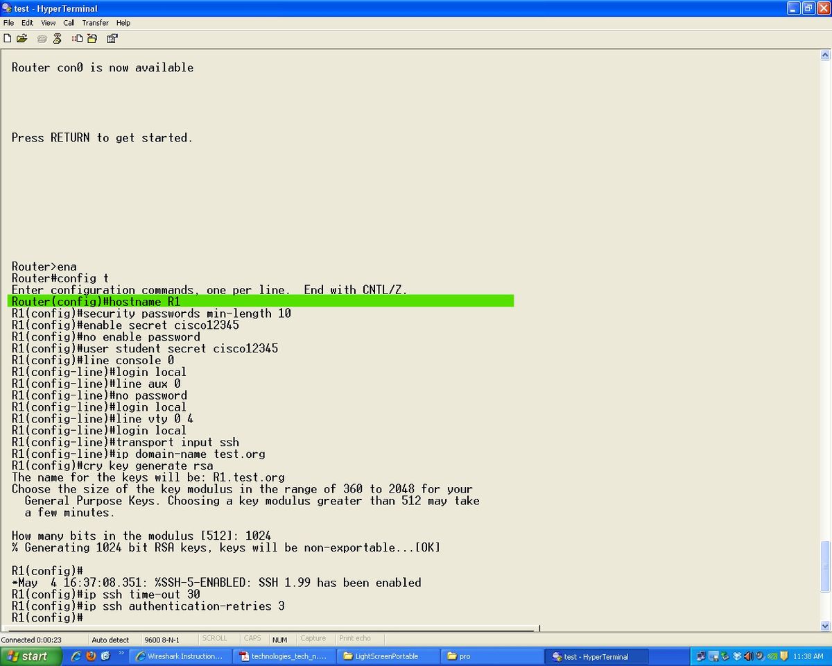 Securing Router Logins With Ssh Itcwiki