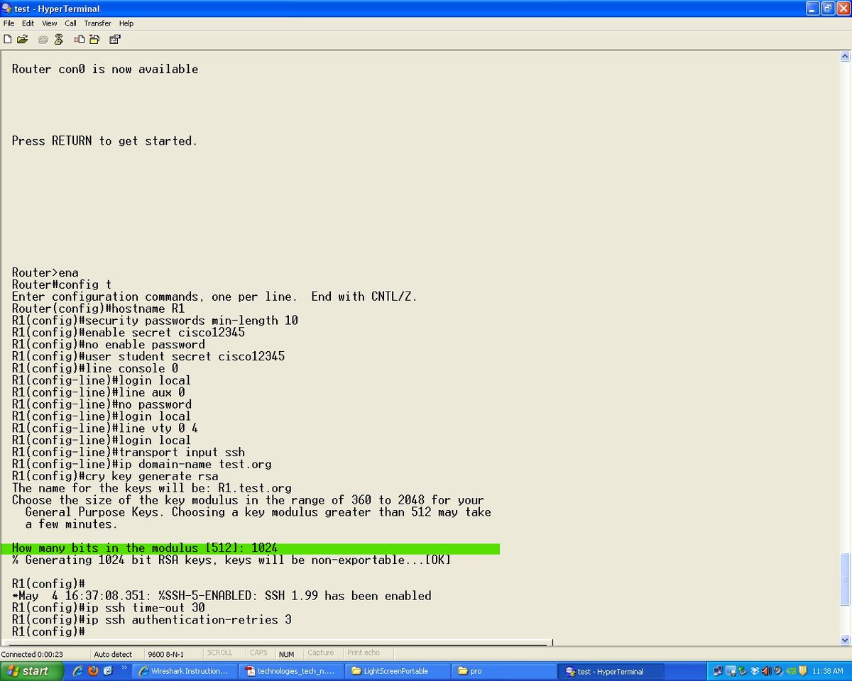 Securing Router Logins with SSH - ITCwiki
